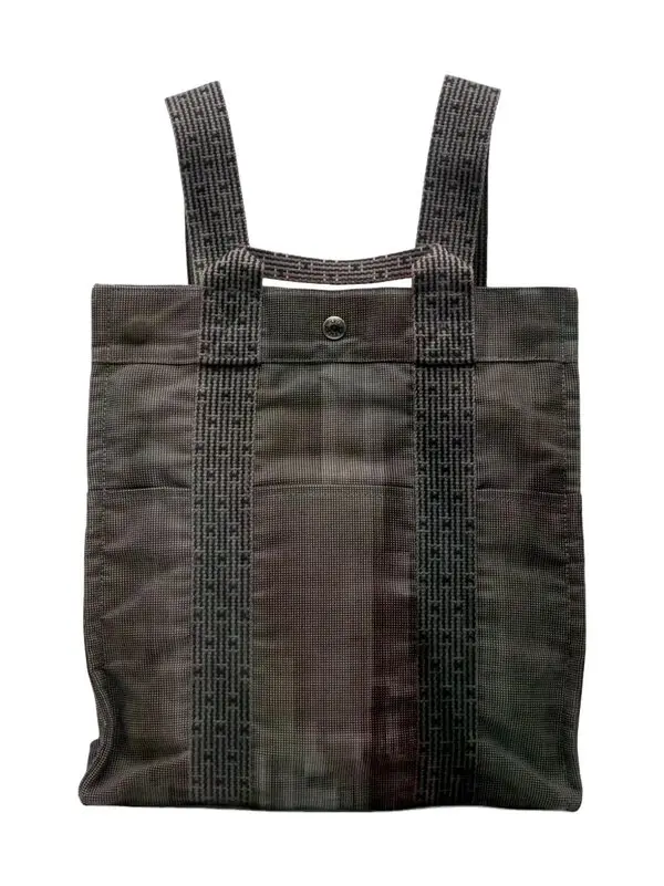Hermès Canvas Herline Mm Backpack - Grey