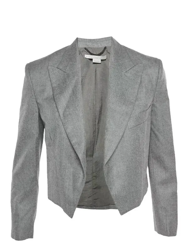 Stella McCartney Cropped Blazer - Grey