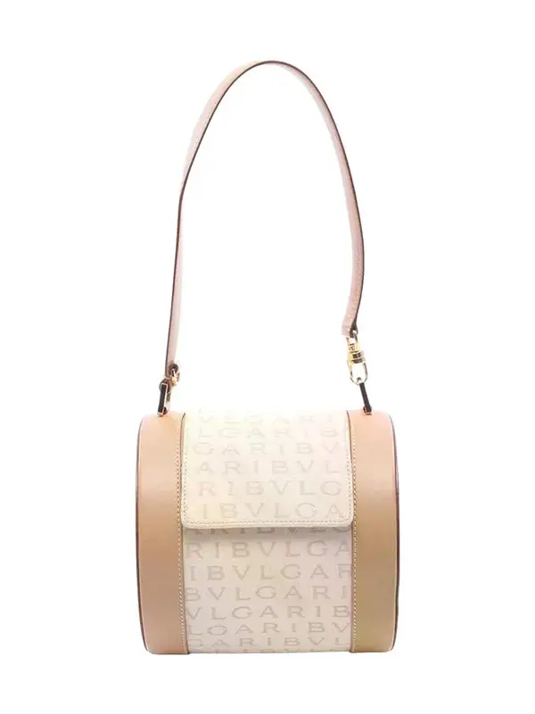 BVLGARI B.zero1 Logomania Handbag - Neutrals