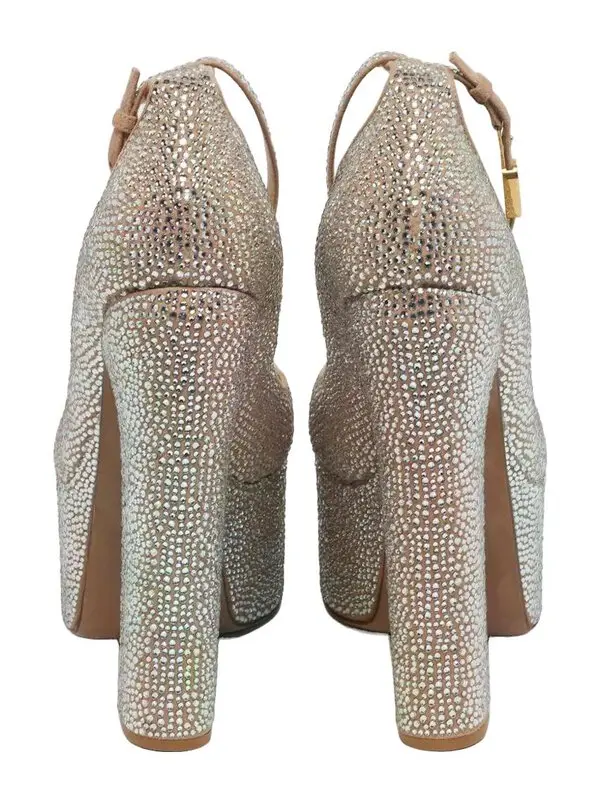 Valentino Garavani Embellished Heeled Pumps - Silver