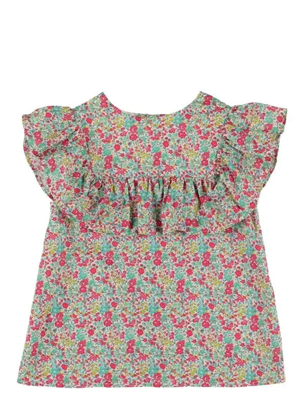 Bonpoint Printed Cotton Blouse - Multicolor