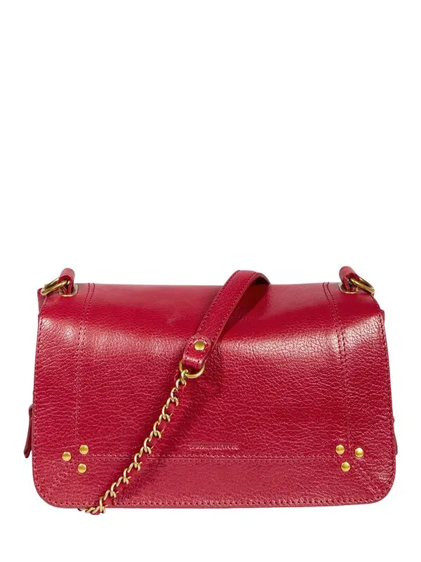 Jérôme Dreyfuss Granular Leather Crossbody Bag - Red