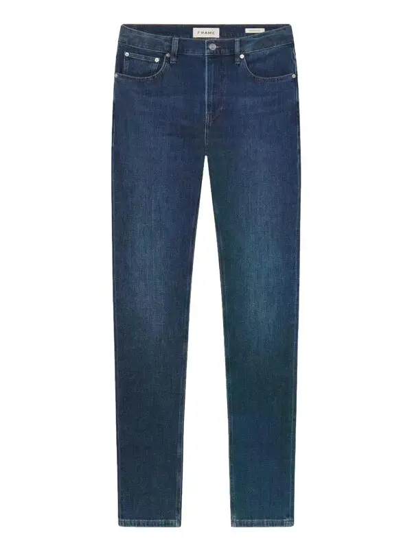FRAME Modern Straight Five-pocket Denim Jeans - Blue