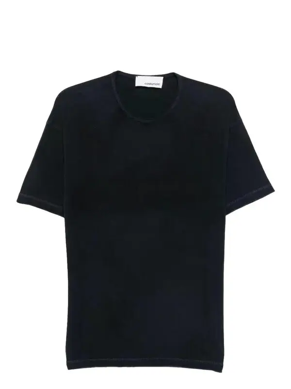 COSTUMEIN Crew-neck Short-sleeve T-shirt - Blue