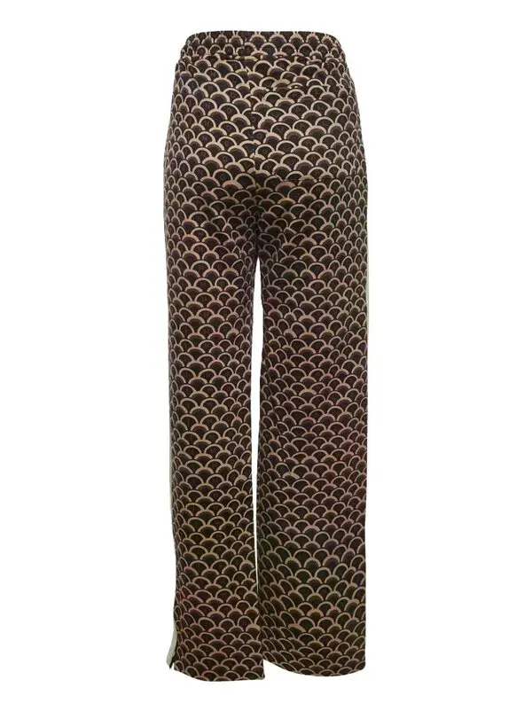 Valentino Garavani Scallop Print Track Pants - Black