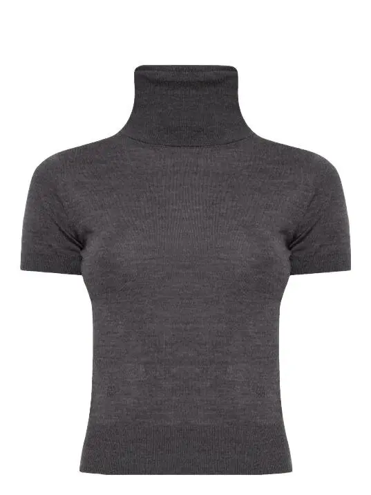 Dsquared2 Short-sleeved High Neck Pullover - Grey
