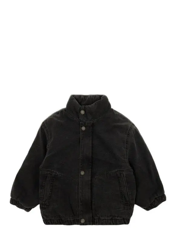 American Vintage Buttoned Denim Jacket - Black