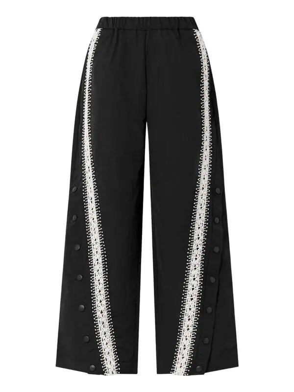 Sea Alberta Crochet Trousers - Black