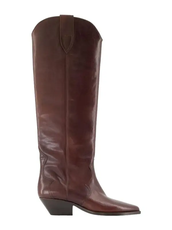 Isabel Marant Étoile Denvee Leather Boots - Red