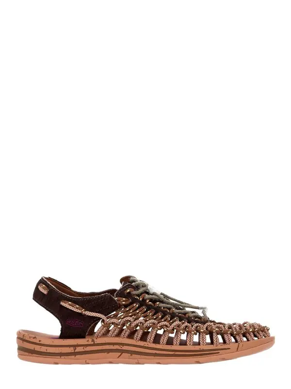 Keen Uneek Flat Braided Sandals - Brown
