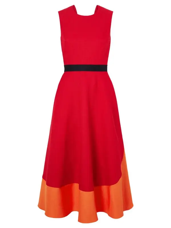 ROKSANDA Mire Midi Dress - Red