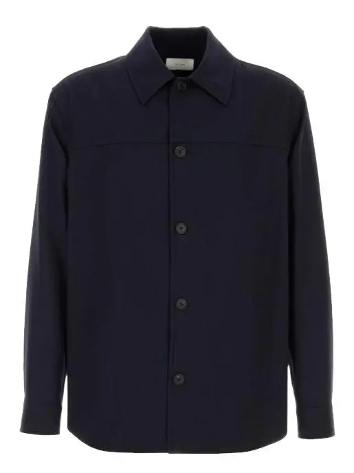 THE ROW Long-sleeved Shirt Jacket - Navy