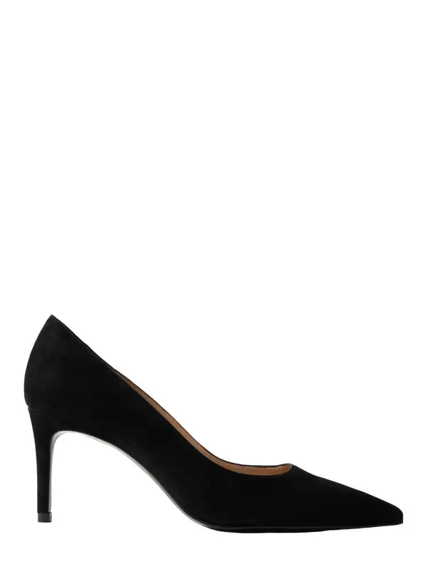 STUART WEITZMAN Suede High-heel Pumps - Black