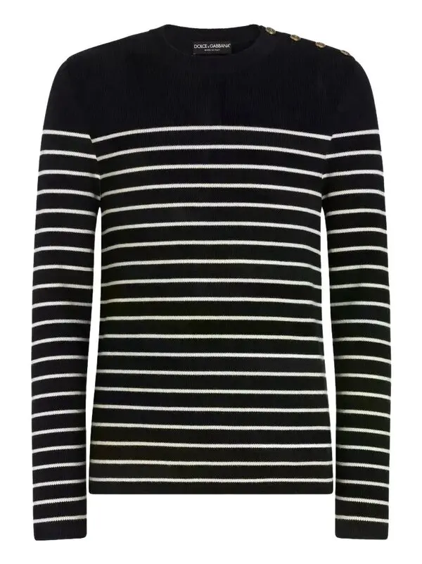 Dolce & Gabbana Virgin Wool Pullover - Blue