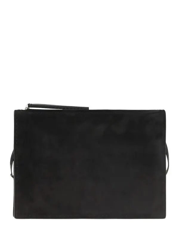 Phoebe Philo Glove Suede Clutch - Black