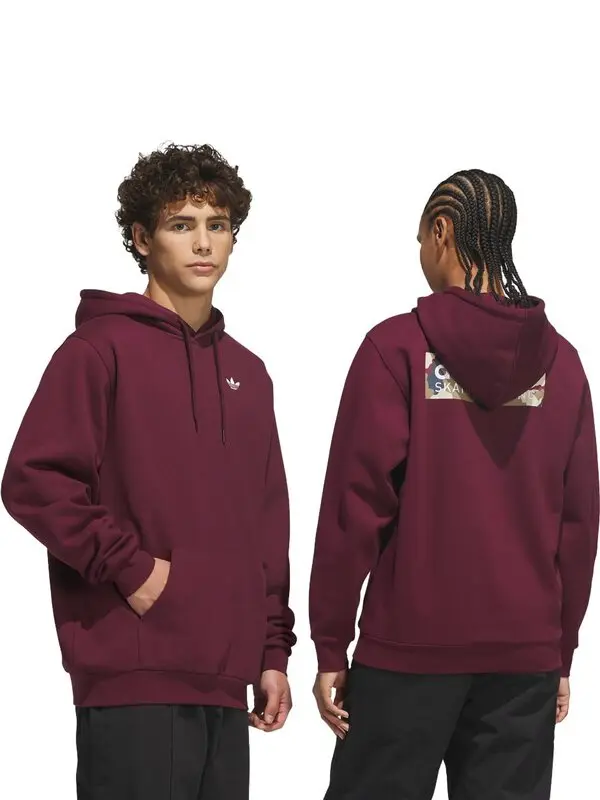 Adidas Skateboarding Logo Hoodie - Maroon