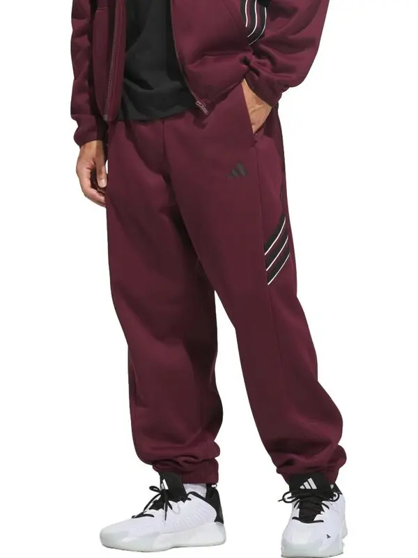 Adidas Crazy Warm Fleece Pant - Maroon