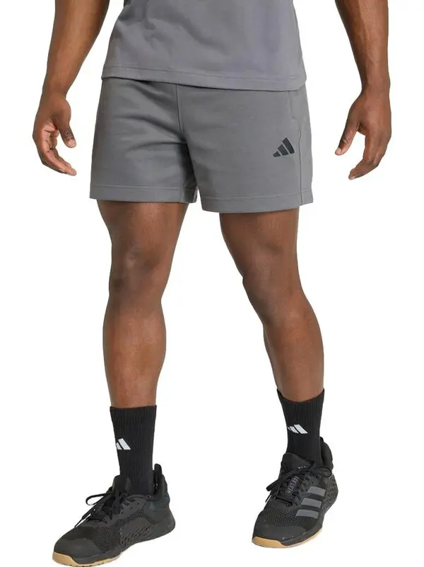 Adidas Workout Essentials Feelready Shorts - Grey Five