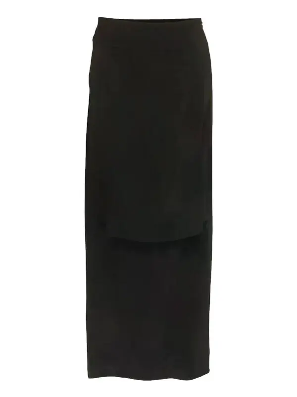 Givenchy Mini Skirt With Overlay Detail - Black