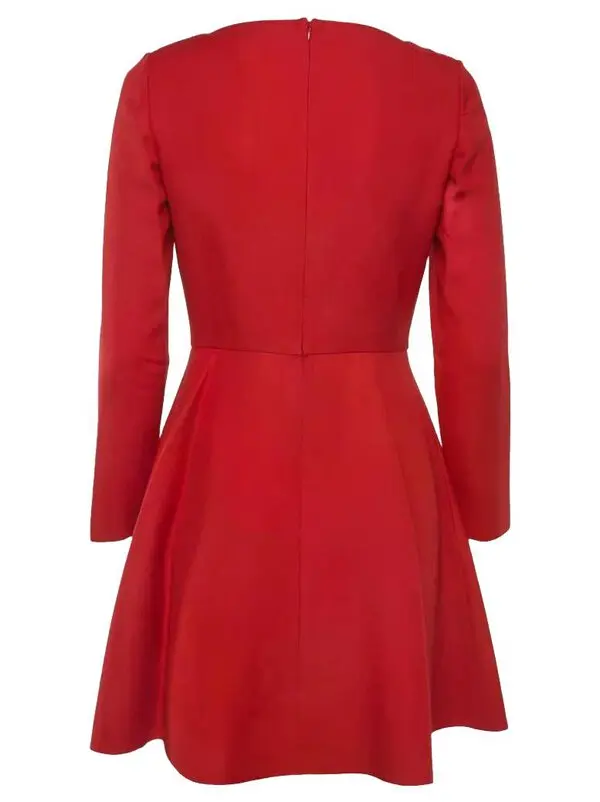 Valentino Garavani Crepe Mini Dress - Red