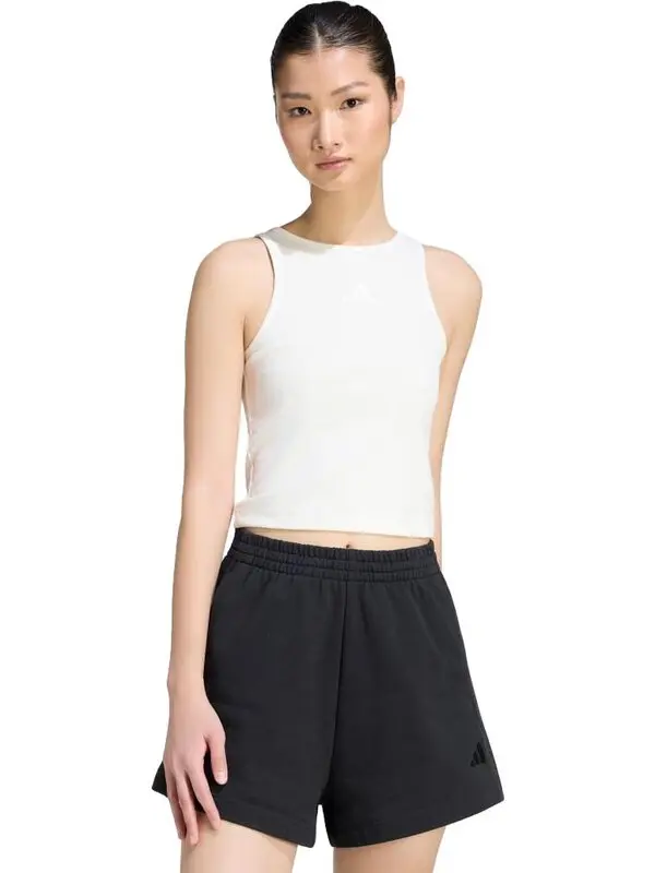 Adidas Rib Tank Top - Off White