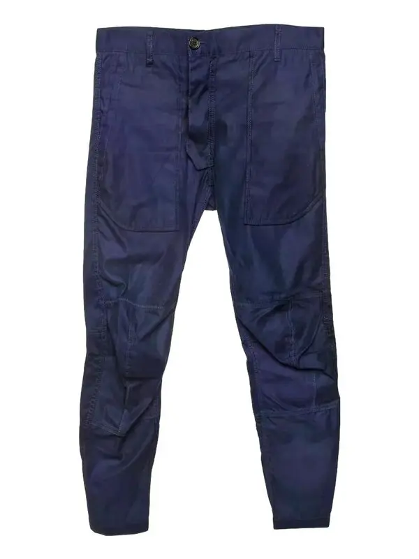 Comme Des Garçons Belt-loop Pocket Trousers - Blue