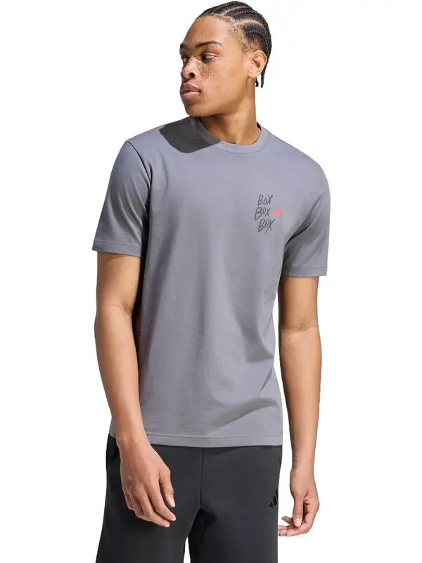 Adidas Motorsport Box 3 Graphic T-shirt - Grey Five