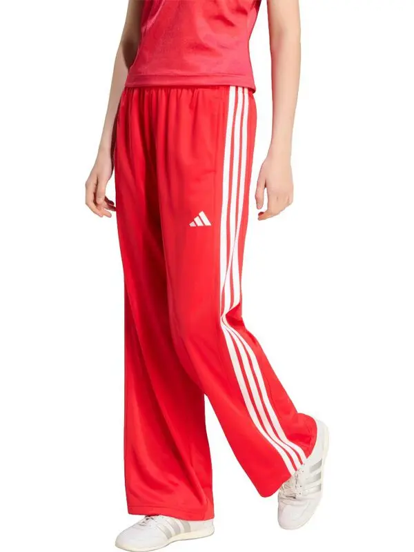 Adidas Dayready Wide Leg Trackpants - Pure Ruby
