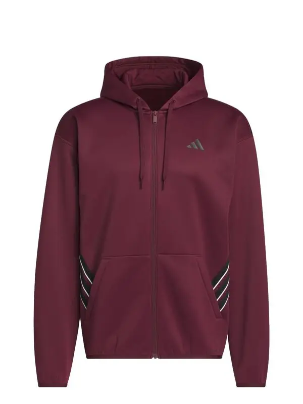 Adidas Crazy Warm Fullzip Hoodie - Maroon