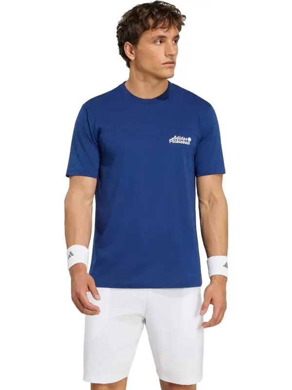 Adidas Pickleball Kitchen Graphic T-shirt - Dark Blue