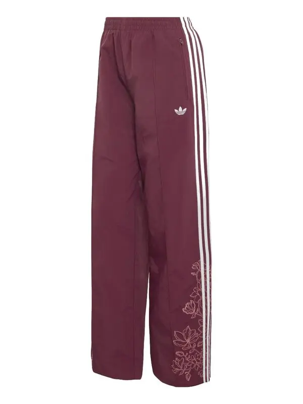 Adidas Floral Gfx Firebird Loose Track Pant - Maroon