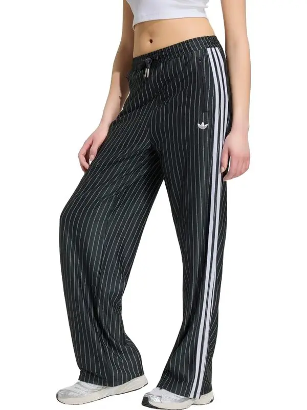 Adidas Firebird Pinstripe Track Pant - Black