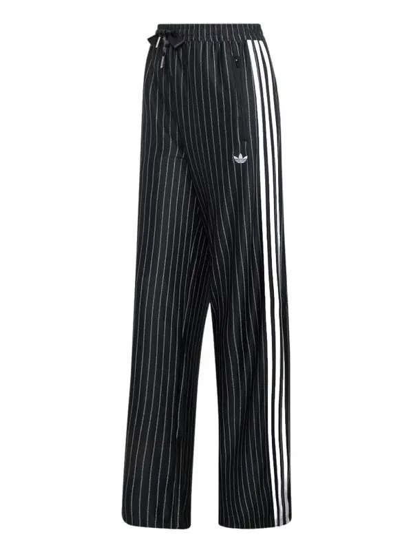 Adidas Firebird Pinstripe Track Pant - Black