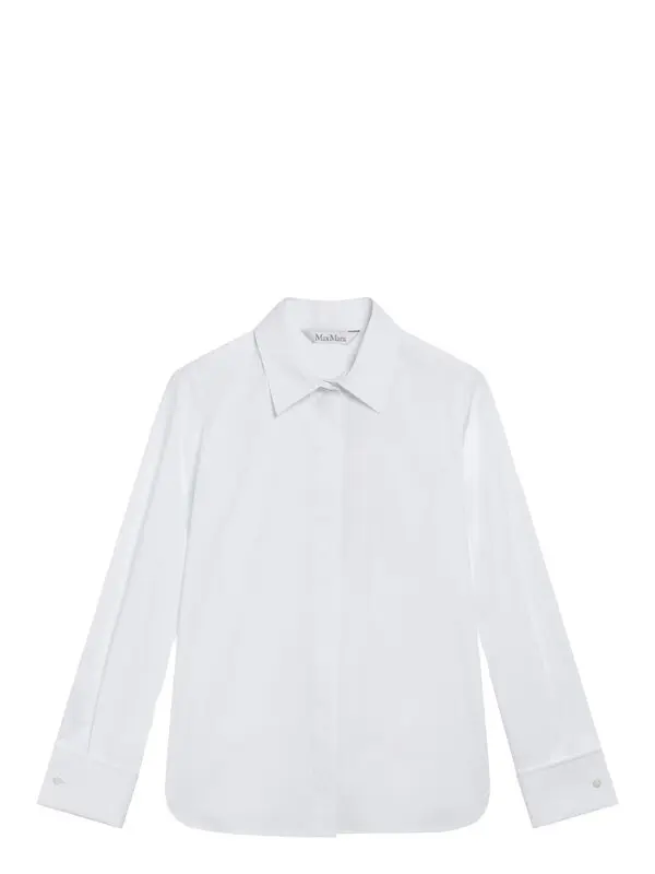 Max Mara Embroidered Cotton Shirt - White