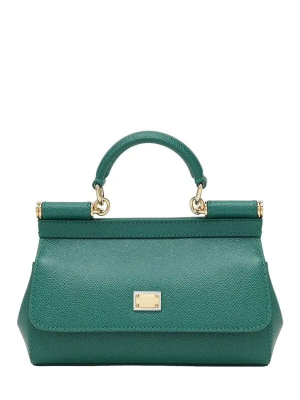 Dolce & Gabbana Small Sicily Top Handle Bag - Green