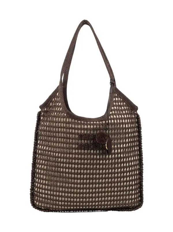Miu Miu Woven Shopper Bag - Multicolor