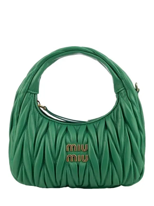Miu Miu Quilted Leather Shoulder Bag - Multicolor