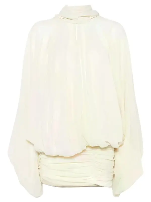 DE LA VALI Maite Mini Dress - Neutrals