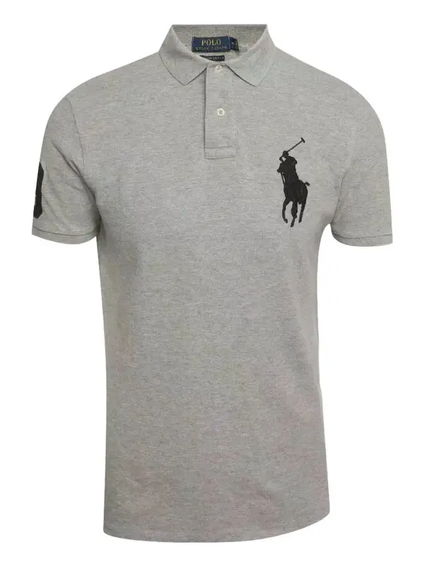 Polo Ralph Lauren Pique Polo Shirt - Grey