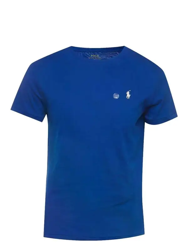 Polo Ralph Lauren Embroidered-logo T-shirt - Blue