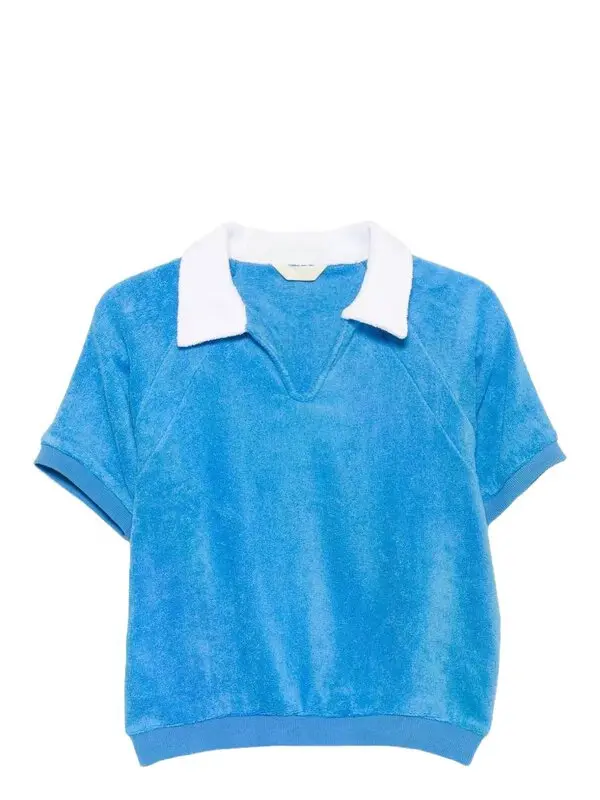 TERRY PUESTO Polo-collar T-shirt - Blue