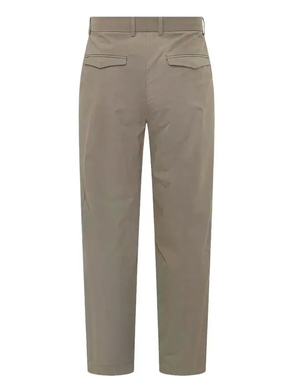 DUNO Davi Pleated Tapered-leg Trousers - Neutrals