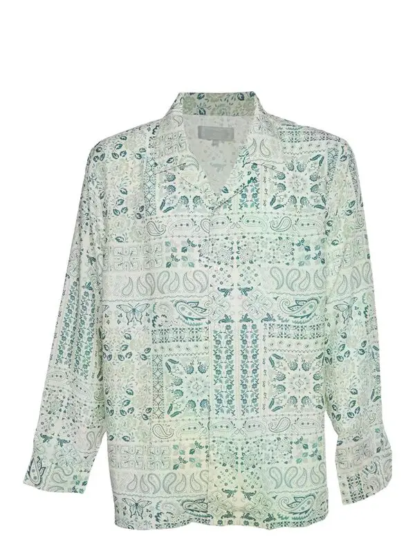 Kith Paisley-print Long-sleeve Shirt - Neutrals