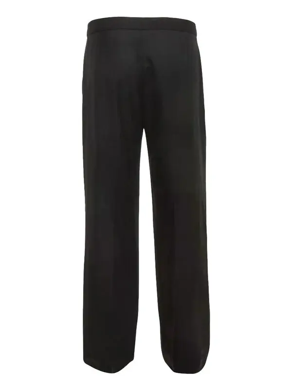 Loro Piana Gabardine Straight-leg Trousers - Black