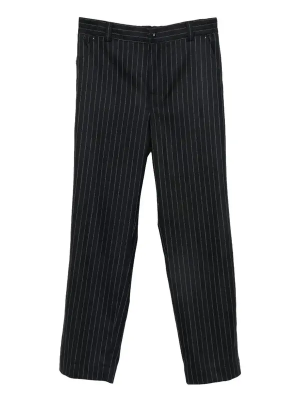 Moncler Pinstripe Tailored Trousers - Blue