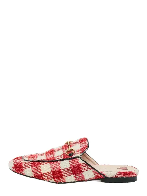 Gucci Princetown Horsebit Mules - Red