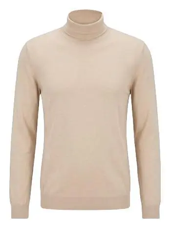 TAKESHY KUROSAWA Turtleneck Size Tencel, Wool, Elastane - Beige