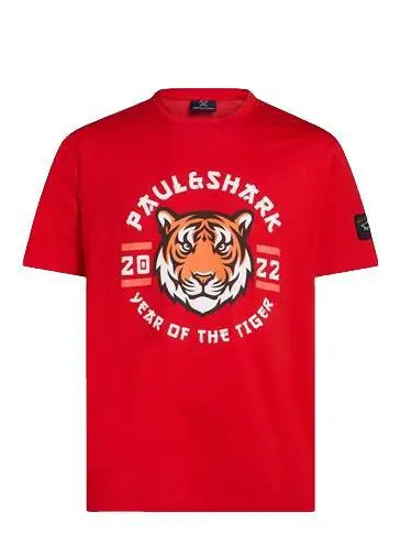 Paul & Shark T-shirt Size Cotton - Red