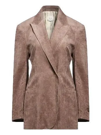 ALYSI Light Brown Viscose Corduroy Blazer - Beige