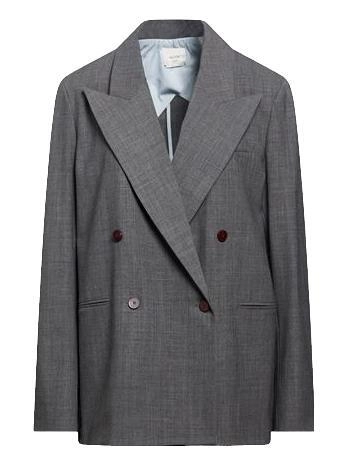 ALYSI Double-breasted Blazer - Grey